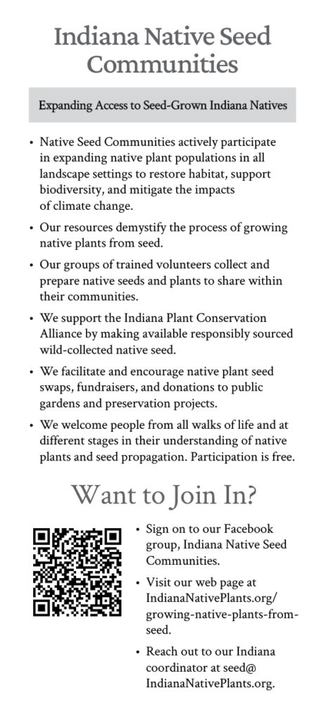 Indiana Native Seed Communities - INPS